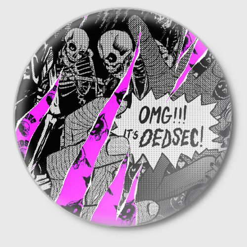 Значок Dedsec - купить по цене 70 руб в интернет-магазине Всемайки, арт ...