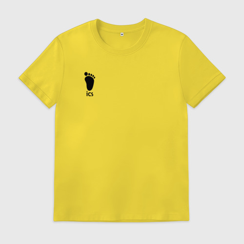Мужская футболка хлопок ICS Haikyuu!! волейбол!! Цвет желтый 2883405 ...