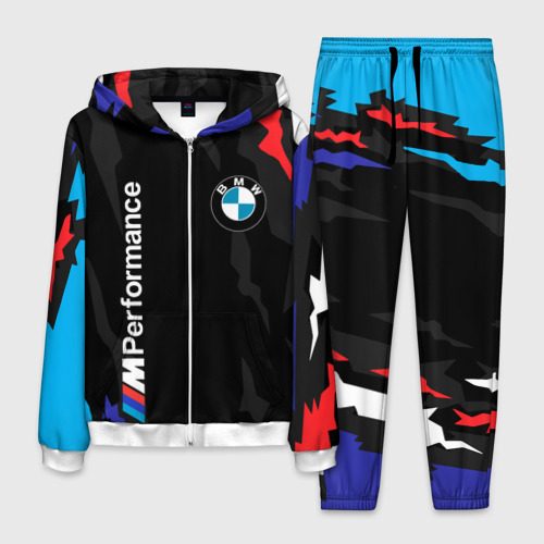 Мужской костюм 3D BmW m performance БмВ м Цвет белый 2917757 купить по ...