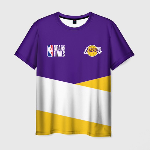 Мужская футболка 3D Los Angeles Lakers, Лос-Анджелес Лейкерс - купить ...