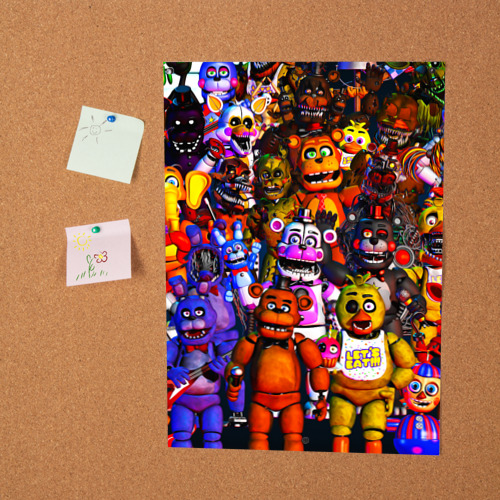 Постер FNAF UCN - купить по цене 300 руб в интернет-магазине Всемайки ...