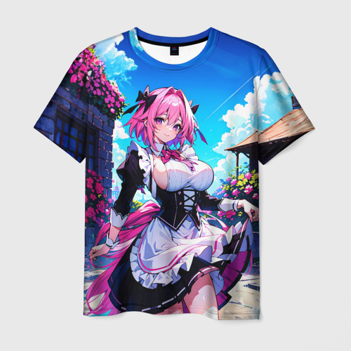 Мужская футболка 3D Астольфо служанка - Fate Grand order 3495245 купить по цене 1135 руб в ...